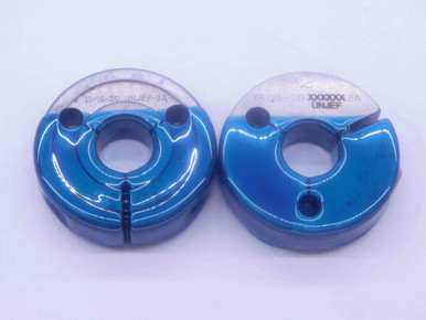 13/16 20 UNJEF 3A THREAD RING GAGES .8125 GO NO GO P.D.'S = .7800 ...