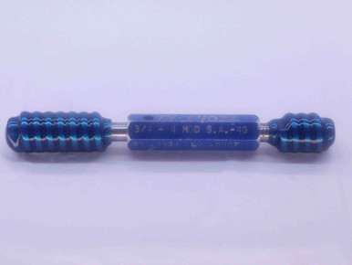 3/4 4 SA 4G MODIFIED STUB ACME SET THREAD PLUG GAGE .75 4 GO NO GO ...