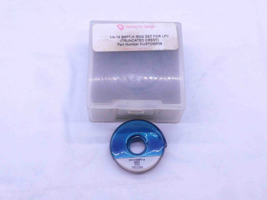 1/4 19 BSPT VERMONT PIPE THREAD RING GAGE .25 .250 .2500 BRITISH TAPER ...