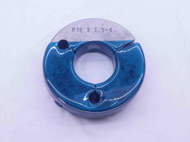 M38 X 1.5 6g METRIC THREAD RING GAGE 38 GO ONLY P.D. = 36.994 ...