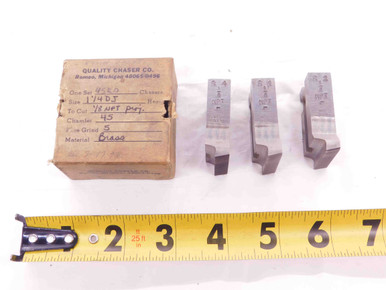 4pcs QUALITY CHASER 1/8 27 NPT GEOMETRIC DIE CHASER 5 HOOK 45 DEGREE ...