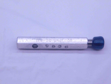 1/2 20 UNJF 3B BEFORE PLATE THREAD PLUG GAGE .5 .50 .500 NO GO ONLY P.D ...