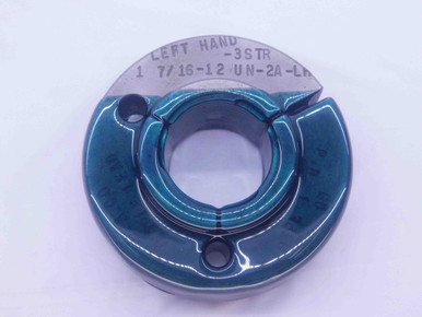 1 7/16 12 UN 2A LEFT HAND TRIPLE LEAD THREAD RING GAGE 1.4375 GO ONLY ...