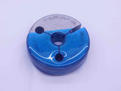 7/16 20 UNJF 2A THREAD RING GAGE .4375 NO GO ONLY P.D. = .3995 ...