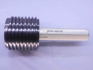 3 1/2 3 NA 2G ACME SET THREAD PLUG GAGE 3.5 3. GO ONLY P.D. = 3.3184 ...