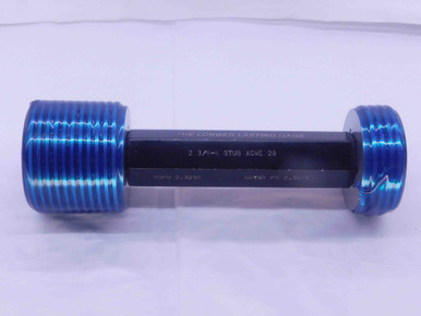 2 3/8 6 STUB ACME 2G THREAD PLUG GAGE 2.375 GO NO GO P.D.'S = 2.3250 ...