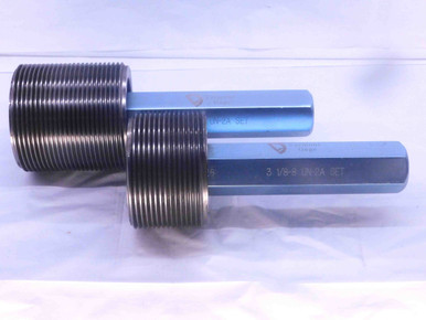 3 1/8 8 UN 2A VERMONT SET THREAD PLUG GAGE 3.125 GO NO GO PD'S = 3.0412 ...