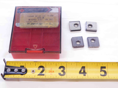 4pcs SET CLEVELAND 100 SERIES 3/4 - 18 GEOMETRIC DIE CHASERS 15 HOOK 35 ...
