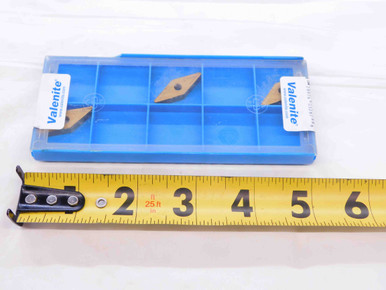 3pcs NEW VALENITE VNMG 332 VN8 TiN COATED CARBIDE TURNING INSERTS MADE ...