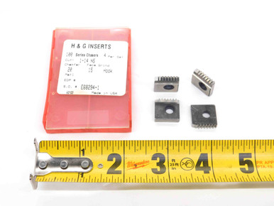 4pcs NEW H&G 1-14NS SERIES 100 GEOMETRIC DIE CHASERS 20 CHAMFER 15 FACE ...