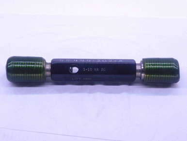 1" 10 NA 2G LEFT HAND ACME SET THREAD PLUG GAGE 1.0 GO NO GO PDS= .9420 ...