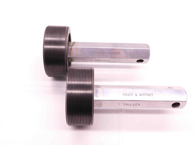 3 5/8 12 NS SET THREAD PLUG GAGE 3.625 3.6250 GO NO GO P.D.'S = 3.5654 ...