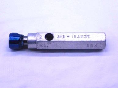 3/8 18 ANPT 6 STEP PIPE THREAD PLUG GAGE .375 .3750 AERONAUTICAL TAPER ...