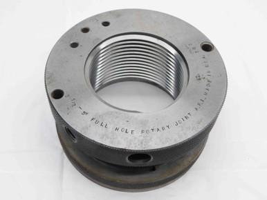 3 1/2 5 FULL HOLE API 7-2 PIPE THREAD RING GAGE 3.5 FH SHOULDERED JOINT ...