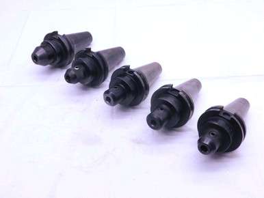 5pcs LOT OF CAT40 3/8 I.D. SOLID END MILL TOOL HOLDER .375 VARIOUS ...