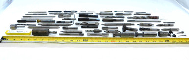 59pc MACHINIST TOOLING LOT VARIOUS LATHE / MILL TOOLS DRILL BITS TAPS ...