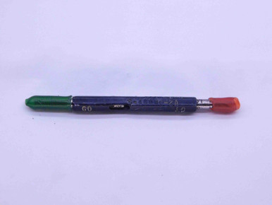 3 48 UNC 2A SET THREAD PLUG GAGE #3 .099 .0990 GO NO GO P.D.'S = .0848 ...