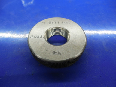 BUDGET M19 X 1 LEFT HAND SOLID Thread Ring Gage | CH1954BU | M & J ...