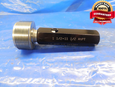 1 1/2 11 1/2 ANPT L1 AND L2 MASTER SET Thread Plug Gage | DT1759BU | M ...