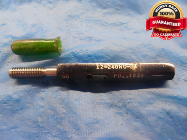 12 24 UNC 2A SET Thread Plug Gage | DW1821FC | M & J Tooling LLC