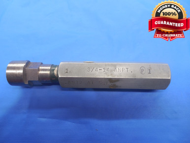 3/4 14 ANPT 6 STEP Thread Plug Gage | DW4173RD | M & J Tooling LLC