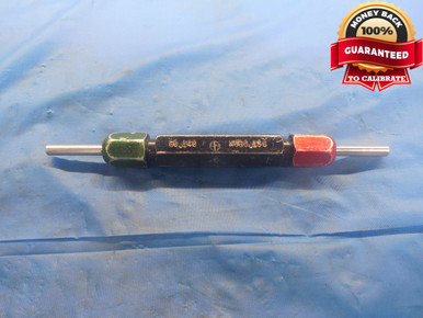 .1480 & .1560 CLASS Y PIN PLUG GAGE GO NO GO .1563-.0083 5/32 3.962 mm ...