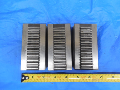 SCHUNK EWB-TS 210 BASE JAW 3pc SET STRAIGHT SERRATION TONGUE AND GROOVE ...