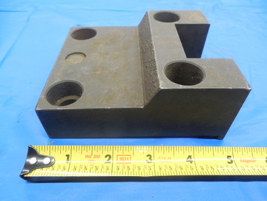 CNC LATHE BOLT ON TOOL BLOCK HOLDER ABOUT 75 X 80 mm BOLT HOLE PATTERN ...