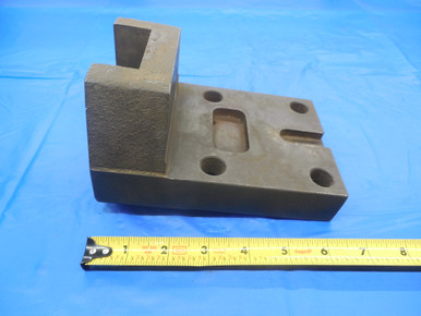 CNC LATHE BOLT ON TOOL BLOCK HOLDER ABOUT 75 mm X 80 mm BOLT HOLE ...