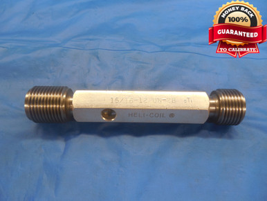 15/16 12 UN 2B STI HELICOIL Thread Plug Gage | DW8880RD | M & J Tooling LLC