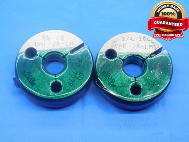 3/4 16 UNF 2A LEFT HAND Thread Ring Gage | DW10118BU | M & J Tooling LLC