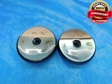 M6 X 1 6g SOLID Thread Ring Gage | DW10663HX | M & J Tooling LLC