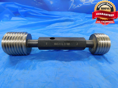 M45 X 4.5 6H Thread Plug Gage | DW11132BMIN | M & J Tooling LLC
