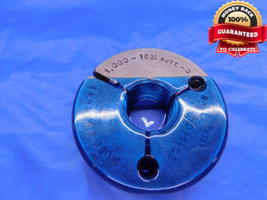1" 16 N BUTT 3 BUTTRESS Thread Ring Gage | DW13347RD | M & J Tooling LLC