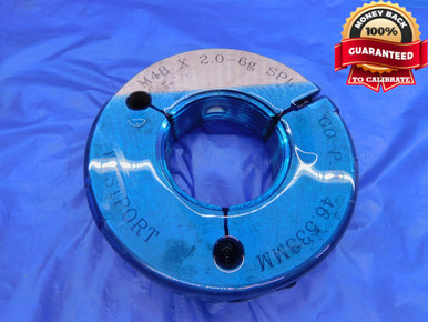 M48 X 2 6g SPECIAL Thread Ring Gage | DW13785AP1 | M & J Tooling LLC