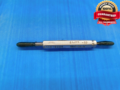 4 40 UNC 3A W .001 UNDERSIZE SET Thread Plug Gage | DW15351EY | M & J ...