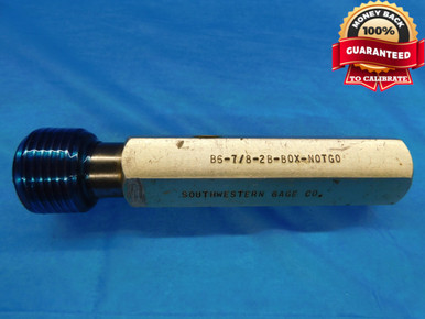 7/8 10 B6 BOX 2B API SUCKER ROD Thread Plug Gage | DW15821LVR | M & J ...