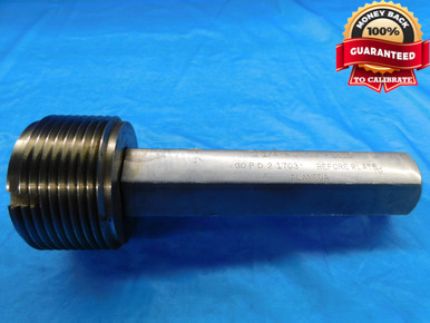 2 1/4 8 UN 2B BEFORE PLATE +.0016 Thread Plug Gage | DW18292BP2 | M & J ...