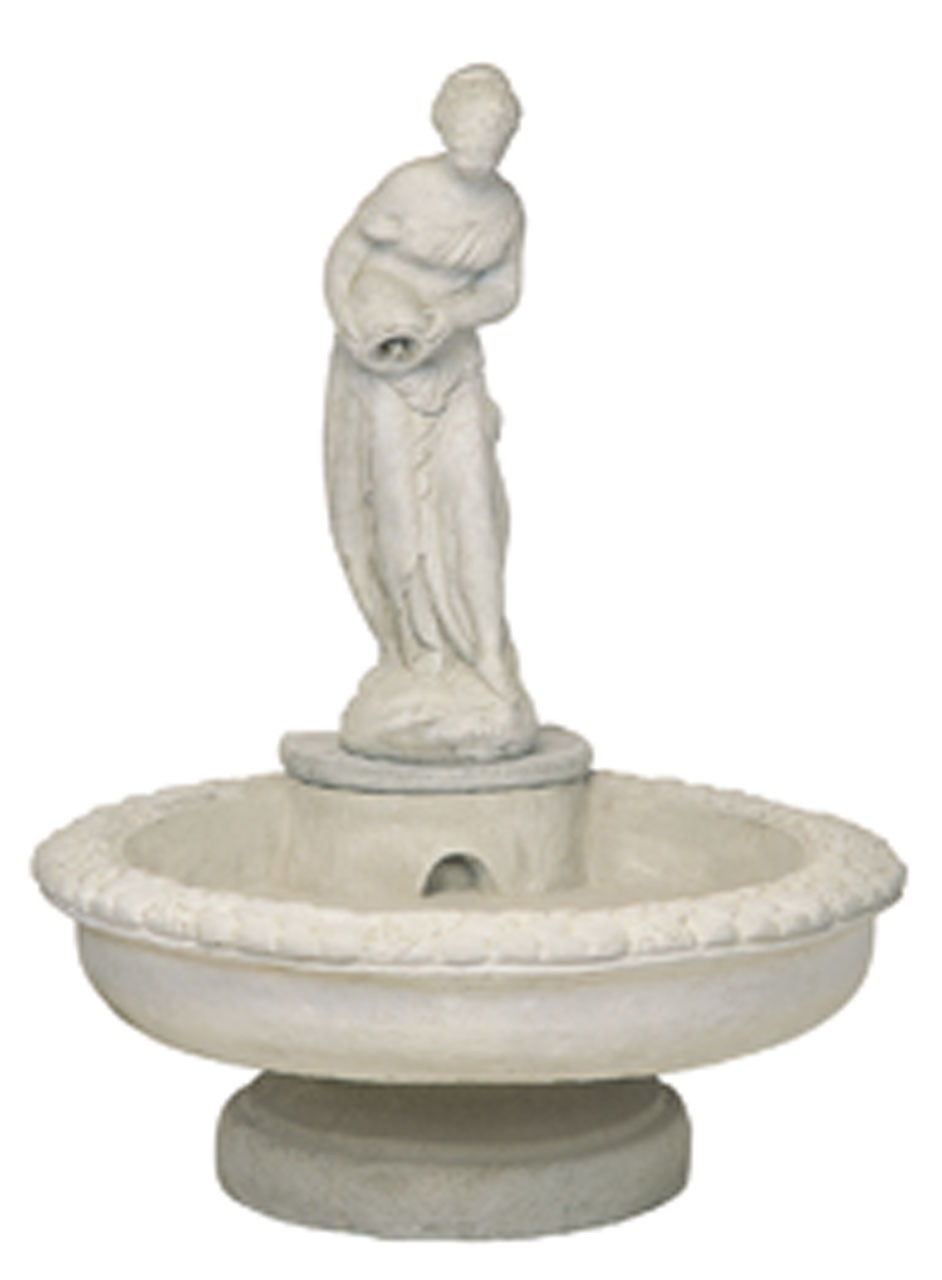 Large Round / Jug Lady Fountain