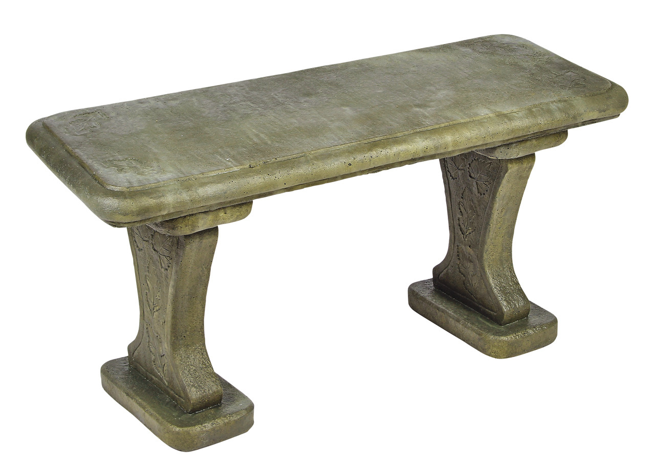 Patterned Leaf Bench