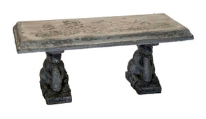 Straight Oak Leaf Bench