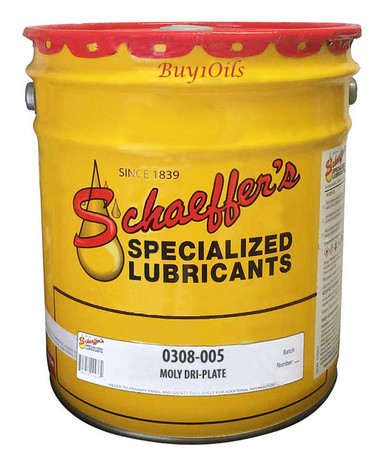 Schaeffer 308 Moly Dri-Plate | 5-Gallons | Buy1Oils