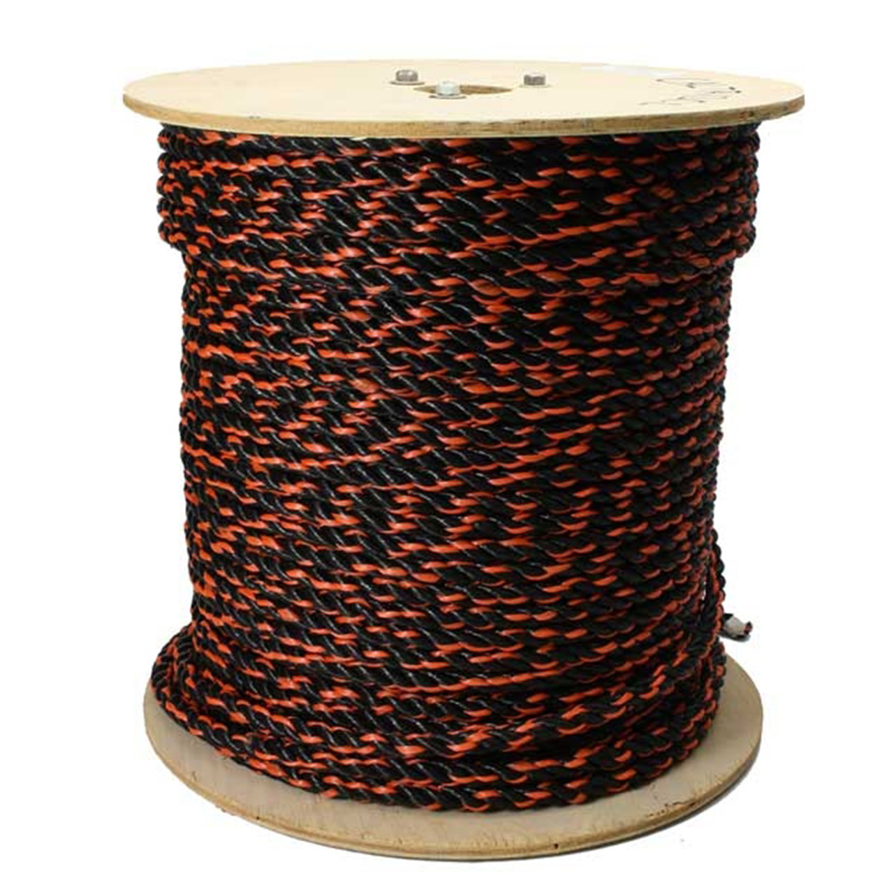 3/8" x 100' California Truck Rope - Black & Orange - Quality Chain Corp