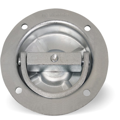 Round Recessed Floor Ring - 360 Degree - Zinc - Quality Chain Corp