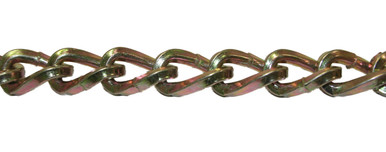 34437 - 7/16" 11/0 Alloy Twisted Square Link Bulk Continuous Cross ...