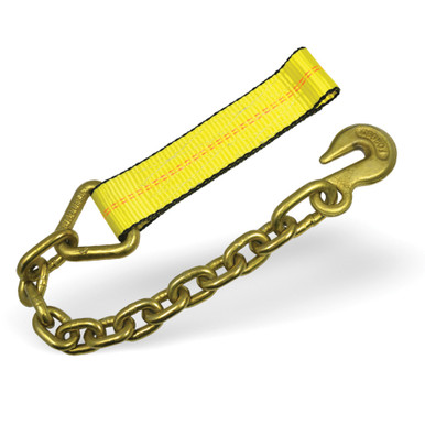 2" x 12" Fixed End w/ Chain Anchor & Bolt Loop - Quality Chain Corp