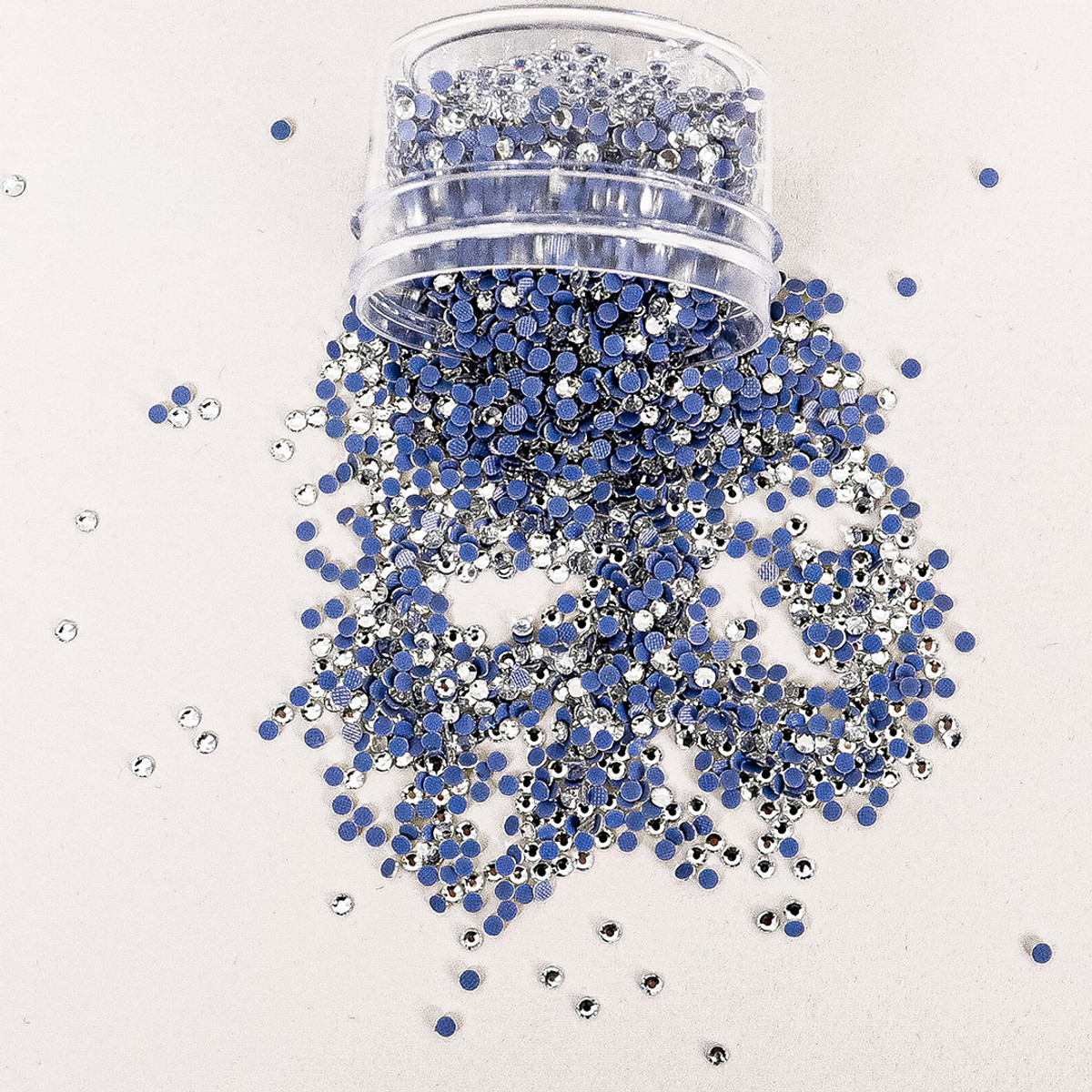 SS06 Rhinestones 80 Gross Jars of Tiny Hotfix Crystals for Intricate Designs