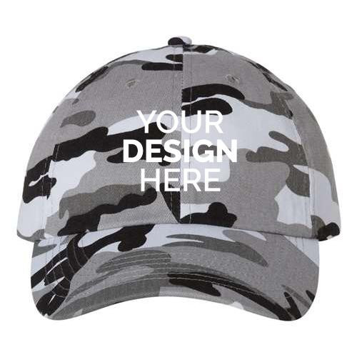 Custom Embroidered Canvas Dad Cap | Heat Transfer Warehouse