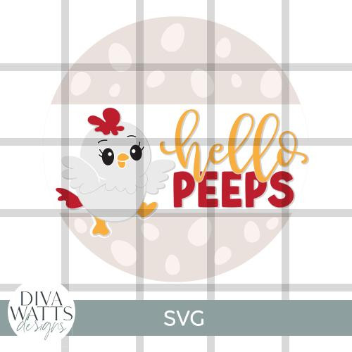 Hello Peeps SVG File | Heat Transfer Warehouse