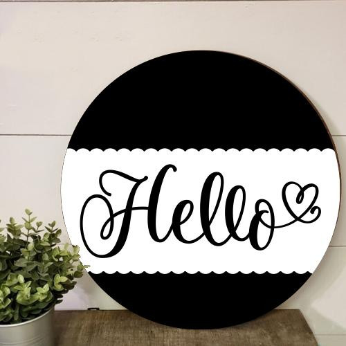 Hello Simple Heart SVG File | Heat Transfer Warehouse
